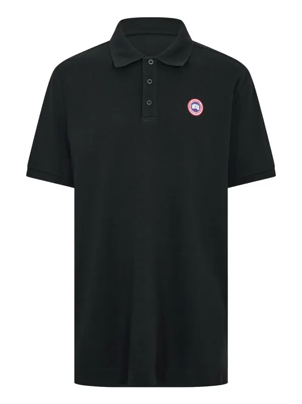 Canada Goose Short-sleeve Polo Shirt - Black