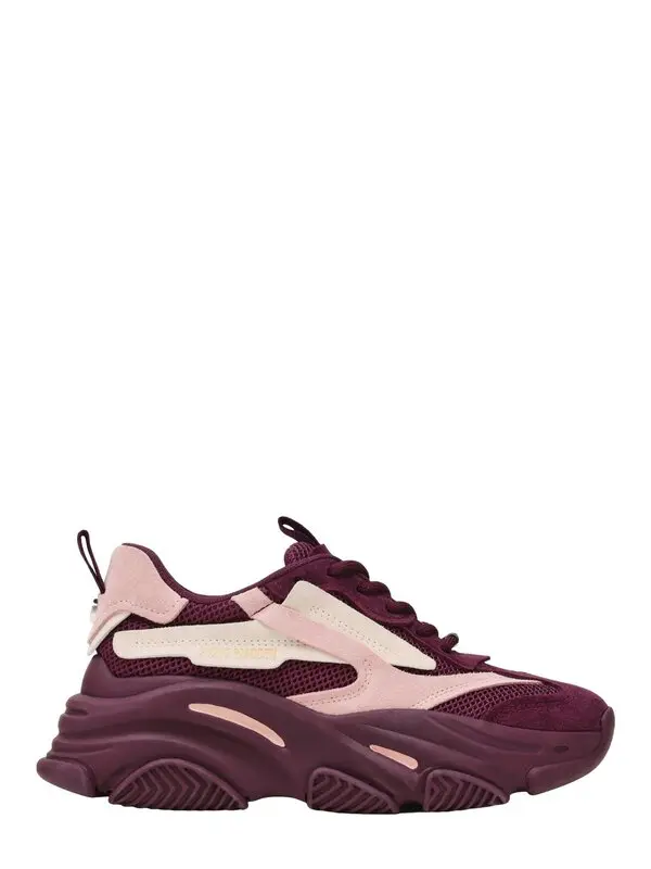 Steve Madden Possession Chunky Trainers - Red