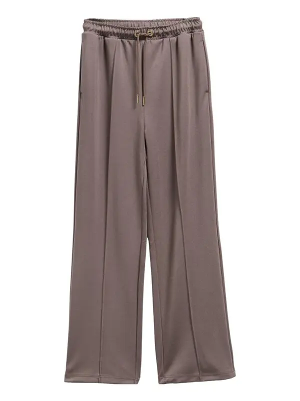 Barbour Drawstring Frontseam Wideleg Trousers - Truffle