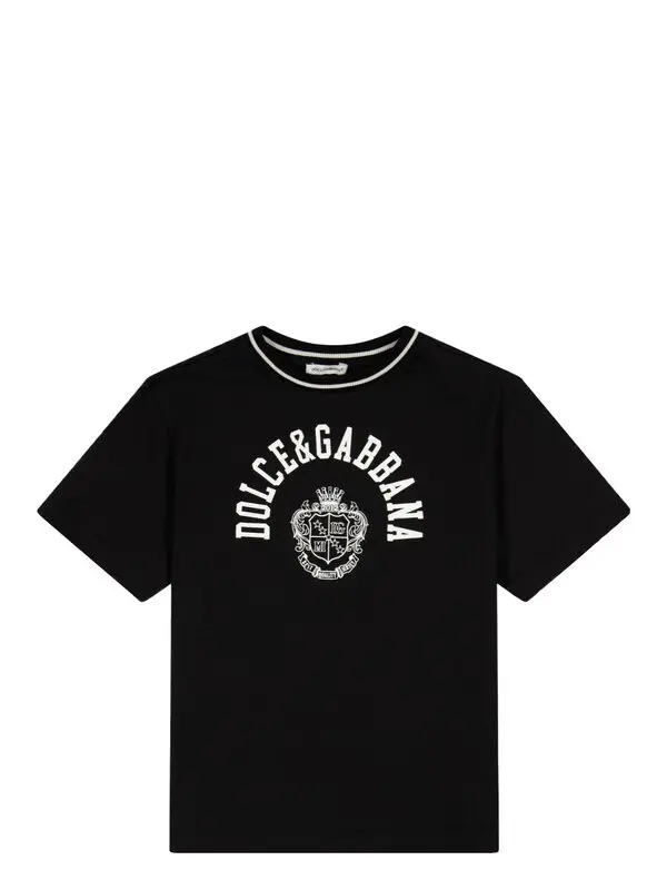 Dolce & Gabbana Contrast Rib Crewneck T-shirt - No
