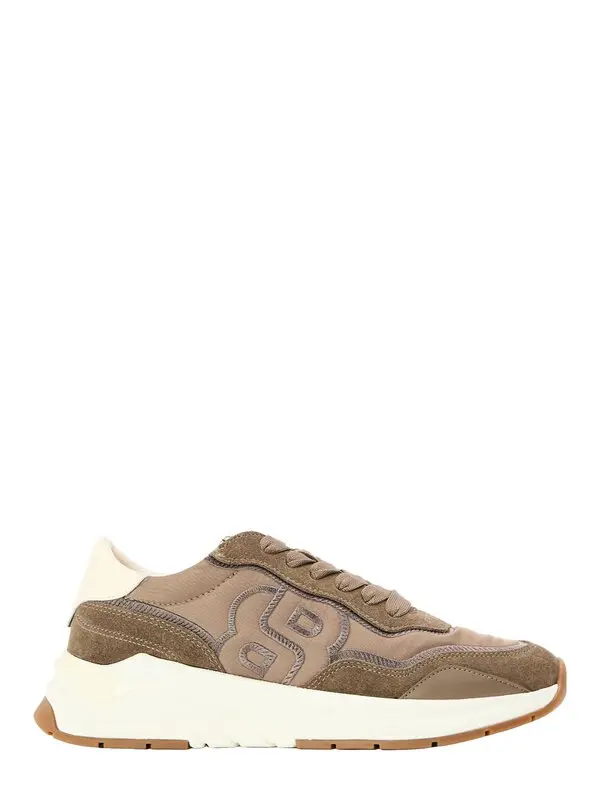 Hugo Boss Fabricsuede Mixed Low-top Sneakers - Multicolor