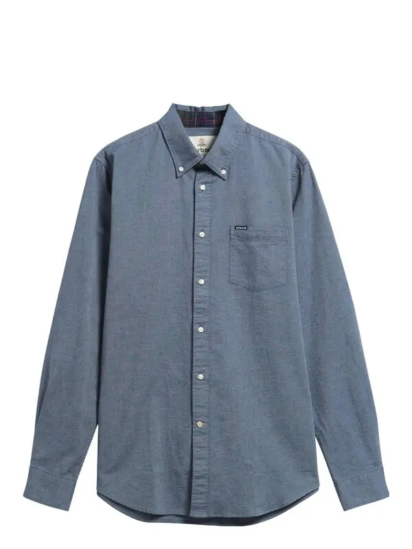 Barbour Buttondown Collar Longsleeve Shirt - Blue