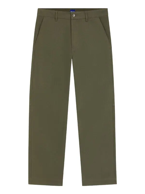 Hugo Boss Straight Leg Casual Trousers - Green