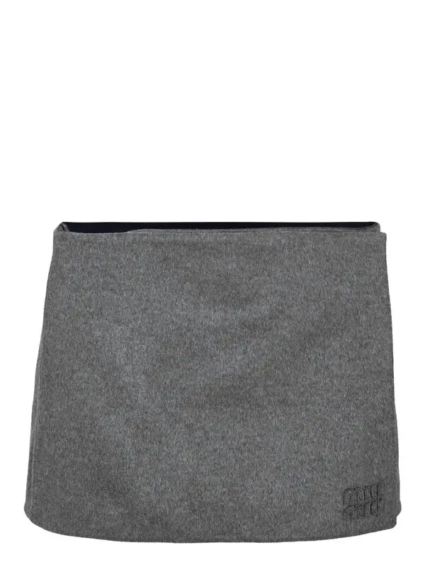 Miu Miu Double-sided Mini Skirt - No