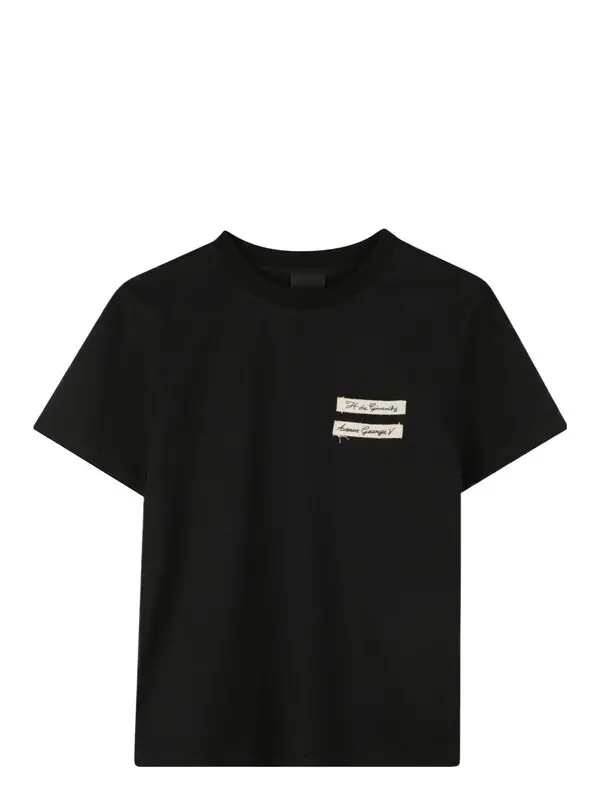 Givenchy Embroidered T-shirt - Black