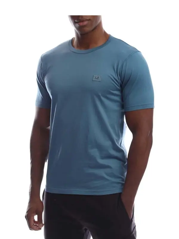 C.P. COMPANY Solid Color T-shirt - Blue