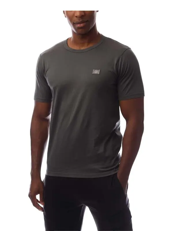 C.P. COMPANY Solid Color T-shirt - Grey