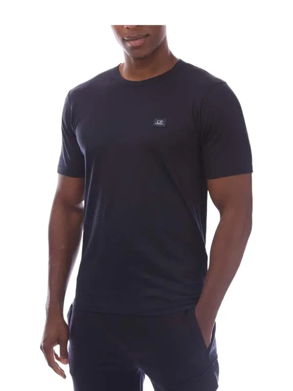 C.P. COMPANY Solid Color T-shirt - Black
