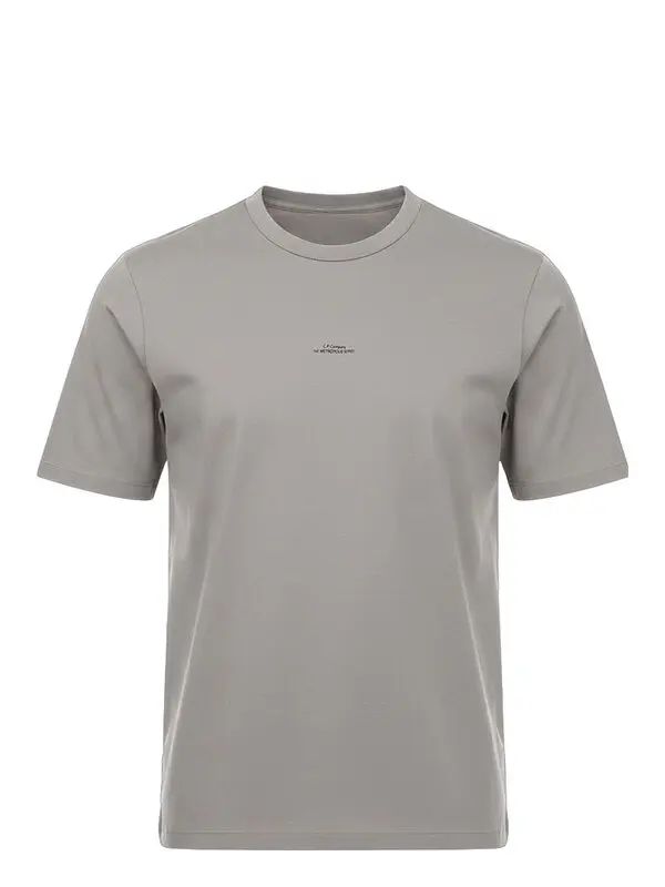 C.P. COMPANY Solid Color T-shirt - Grey