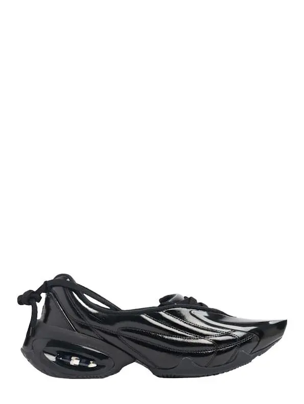 Nike Patent Leather Sneakers With Bow Detailing - No