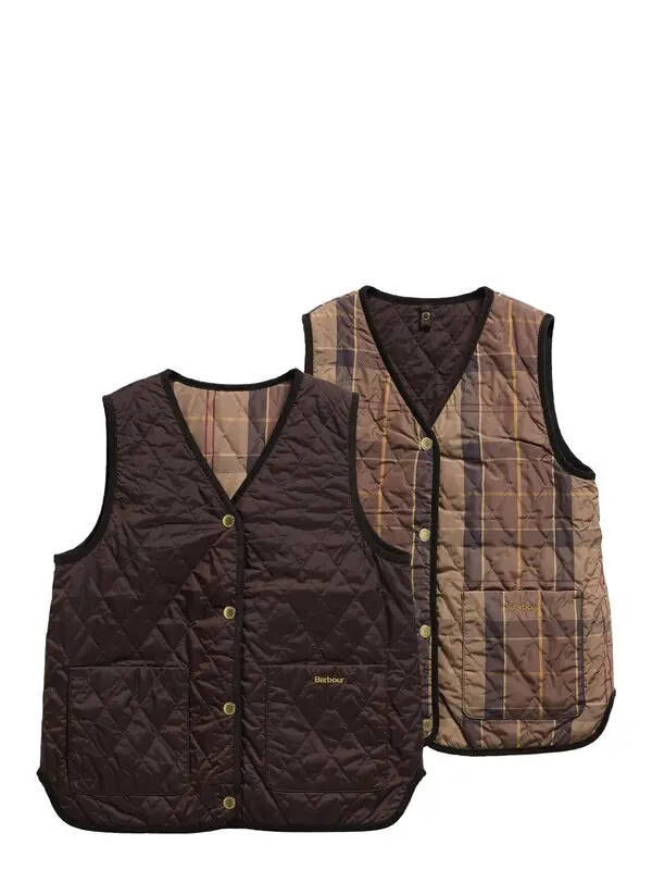Barbour Reversible Quilted Gilet - Black