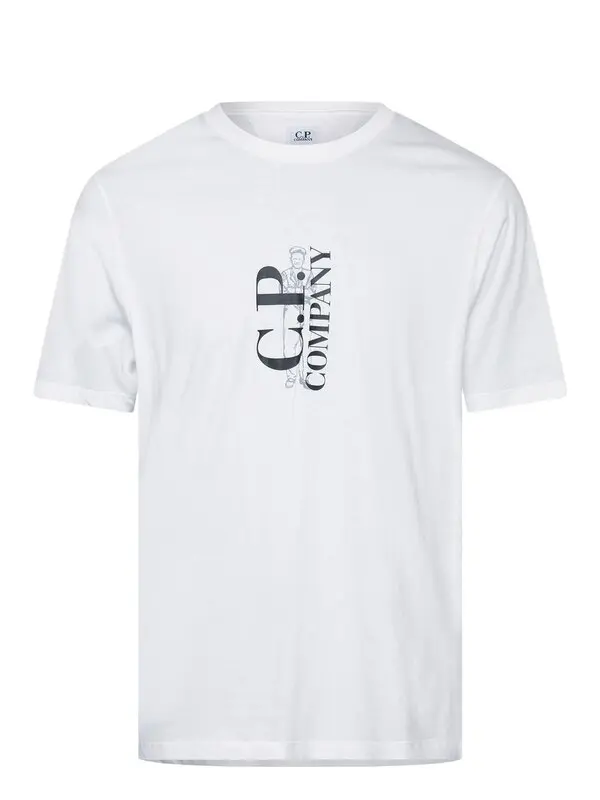 C.P. COMPANY Printed T-shirt - White