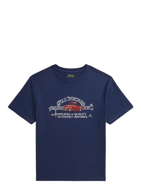 Polo Ralph Lauren Graphic Print Cotton T-shirt - No