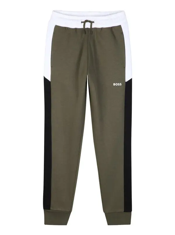 Hugo Boss Color Block Joggers - Green