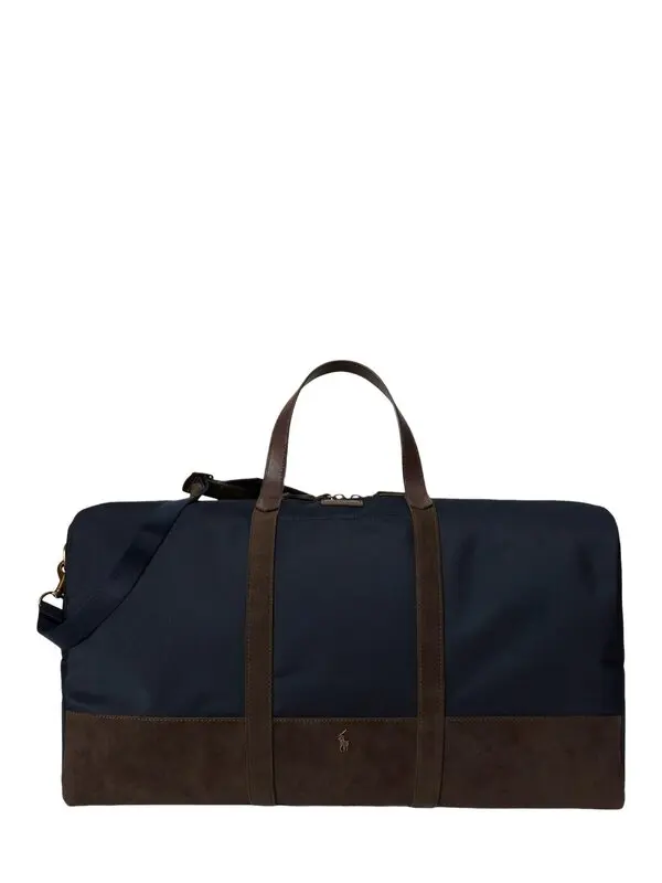 Polo Ralph Lauren Cotton Duffle Bag With Leather Accents - No