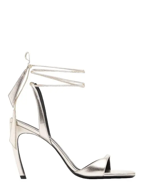 Attico Ankle Strap High Heel Sandals - No