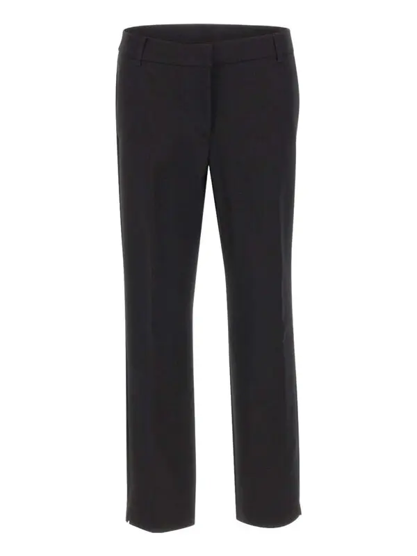 Marella Tailored Straight-leg Trousers - Black