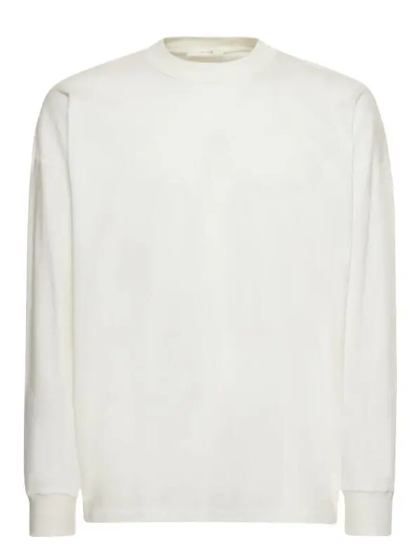THE ROW Crewneck Longsleeve Top - White