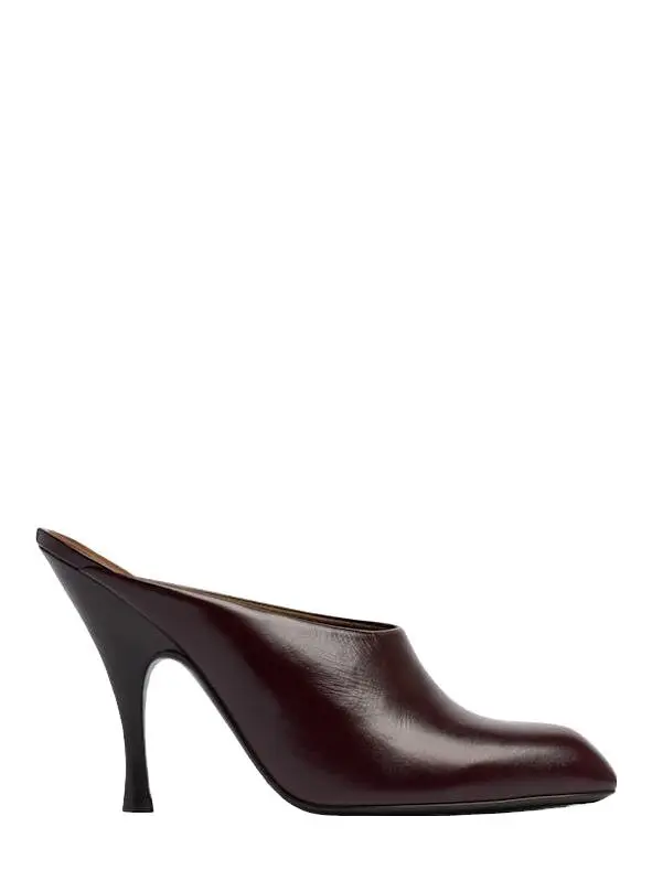 Khaite Closed-toe Mules With Spool Heel - Black