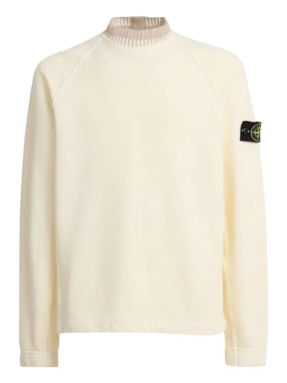 Stone Island Crewneck Long Sleeve Knit Sweater - No