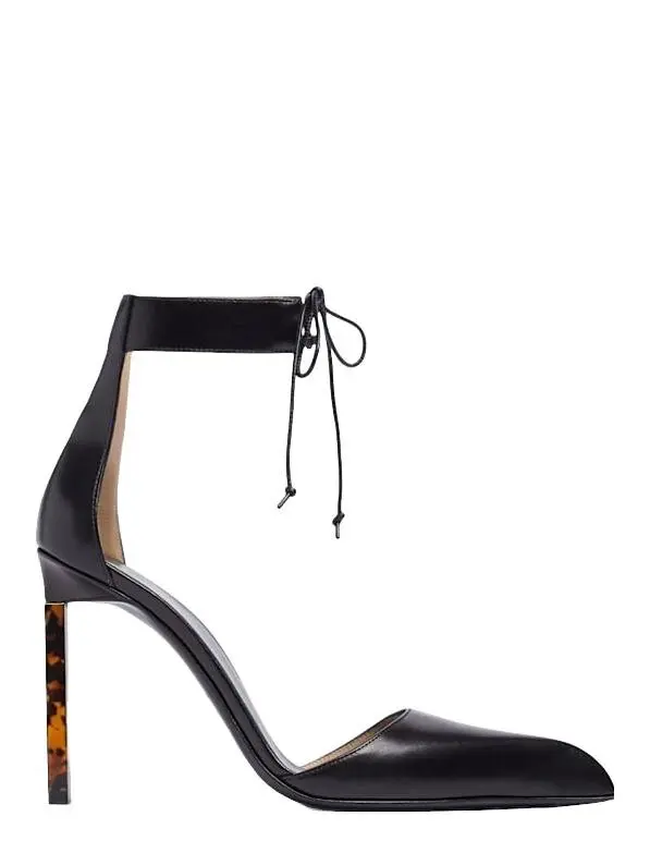 TOM FORD Stiletto Heels With Ankle Strap - Black