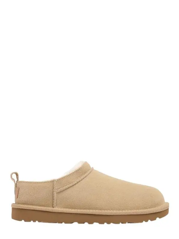 UGG Slip-on Booties With Lowered Collar - Nude