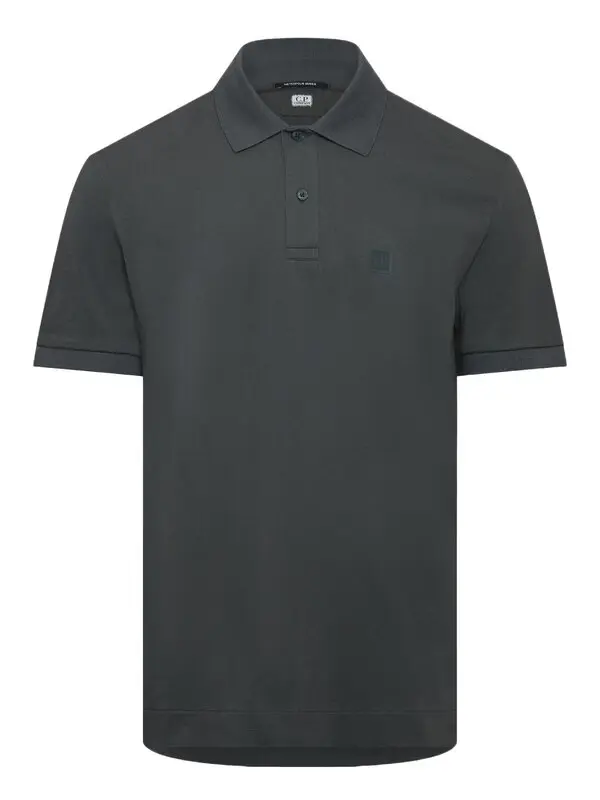 C.P. COMPANY Short-sleeved Polo Shirt - Grey