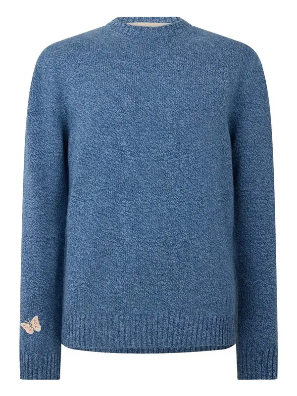 Valentino Garavani Longsleeve Knit Sweater - Blue