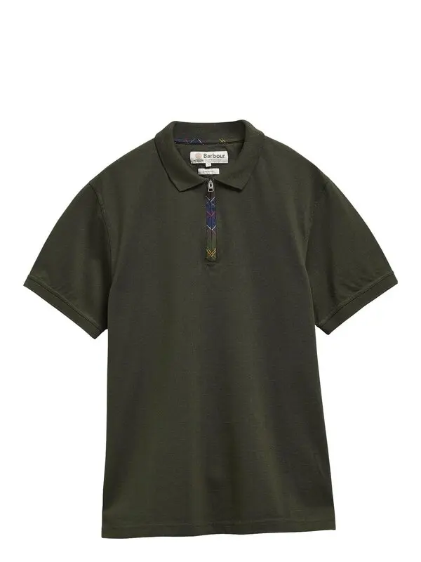 Barbour Texturedknit Polo Shirt - Black