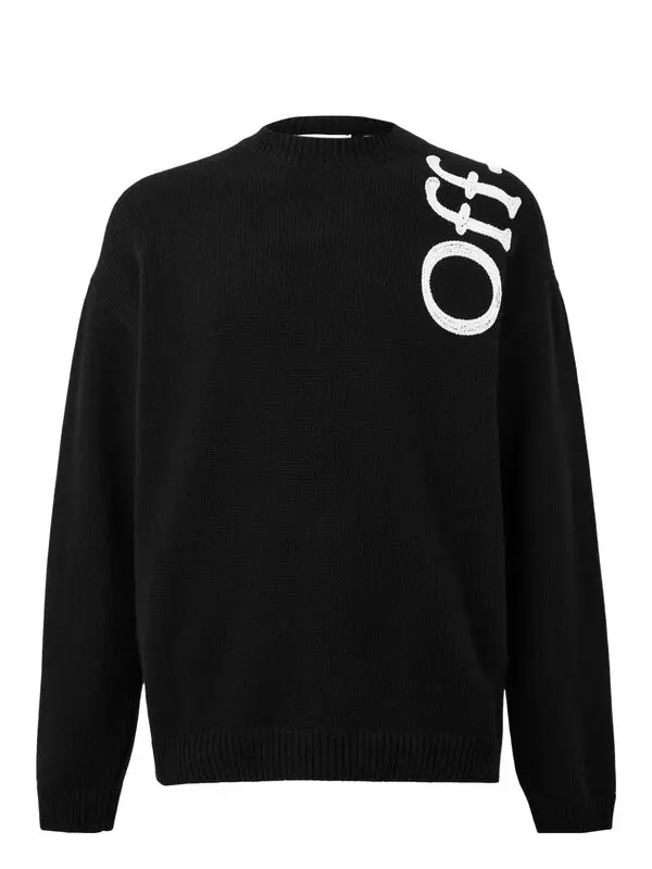 Off-White Knit Sweater - Black