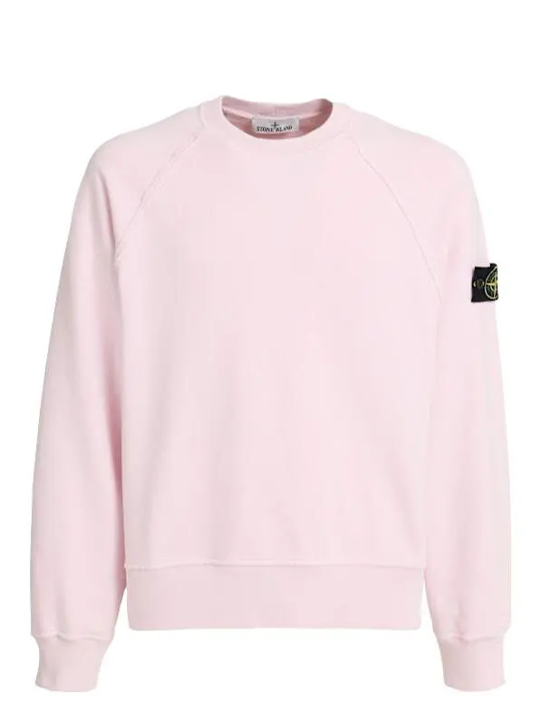 Stone Island Crewneck Long Sleeve Knit Sweater - Pink