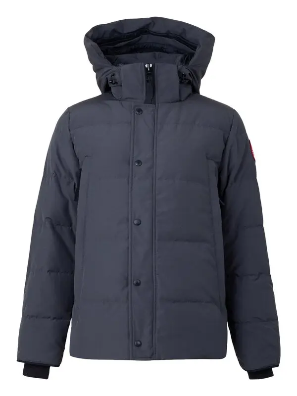 Canada Goose Wyndham Water Resistant Duck Down Slim Fit Parka - Black