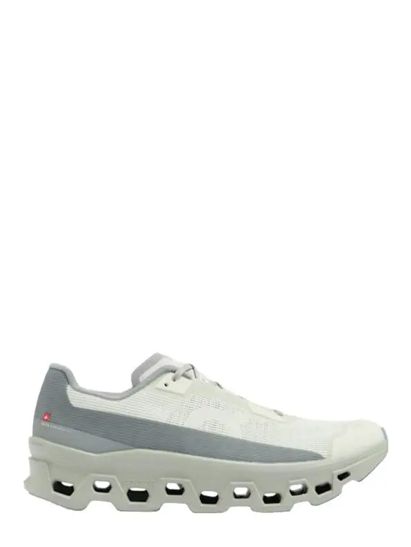 On Lace-up Chunky Sole Sneakers - Gray