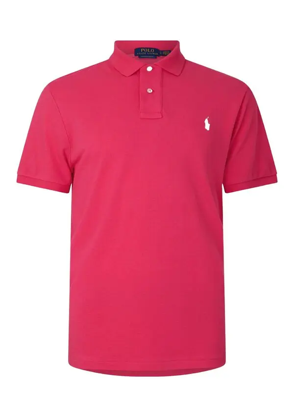 Polo Ralph Lauren Solid Color Polo Shirt - Pink