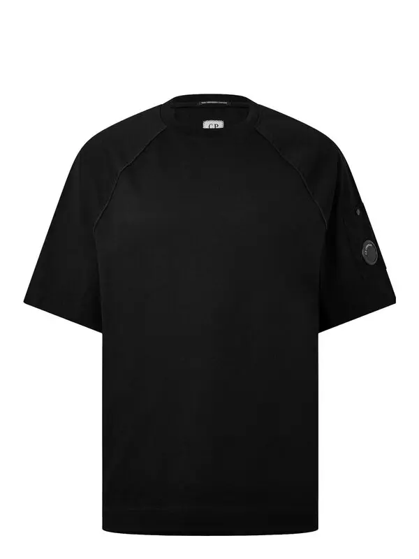 C.P. COMPANY Solid Color T-shirt - Black