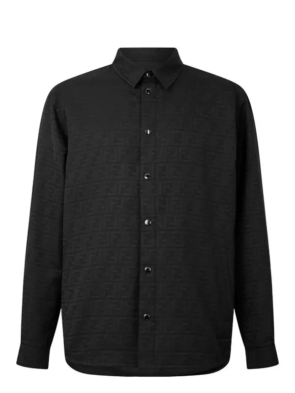 Fendi Ff Nylon Overs Sn64 - Black