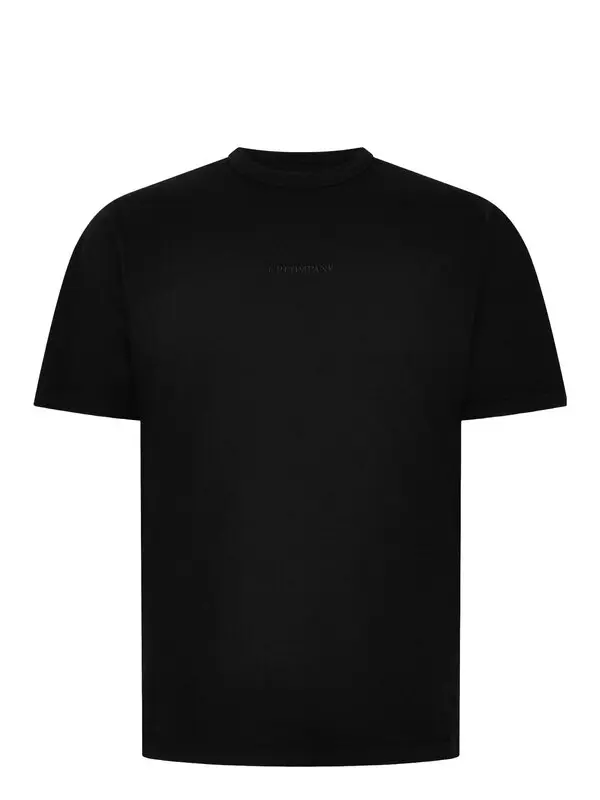 C.P. COMPANY Solid Color T-shirt - Black