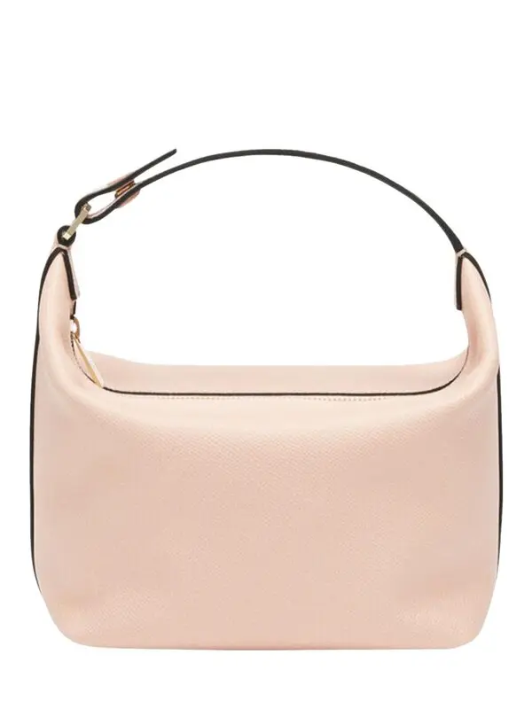 VALEXTRA Adjustable Strap Bag With Top Handle And Gold-tone Zipper - Pink