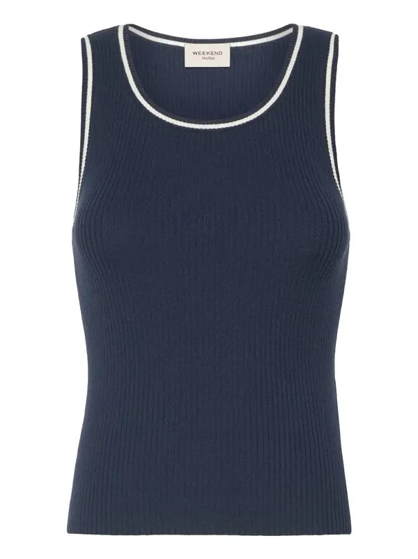 Max Mara Sleeveless Vest - Blue
