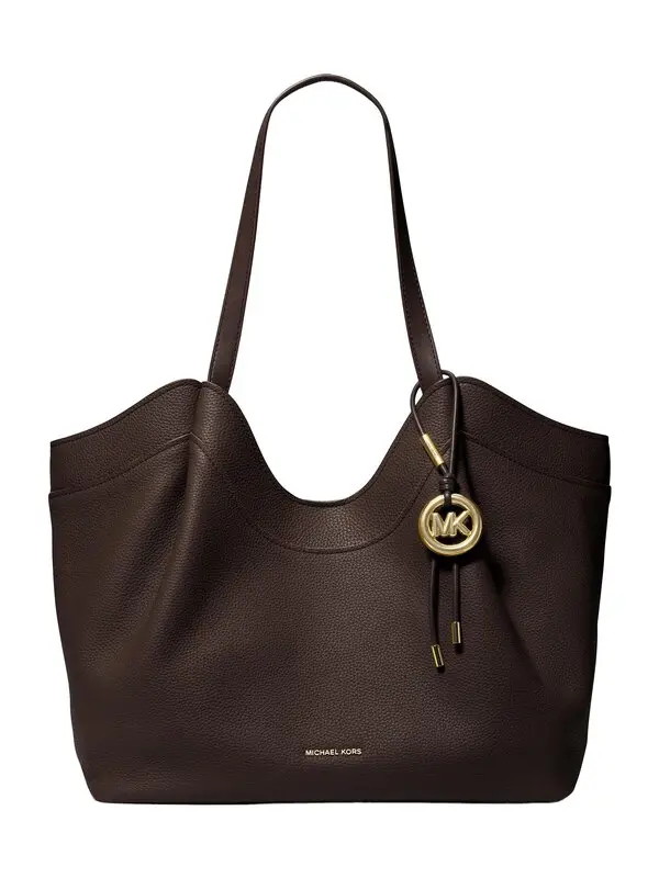 Michael Kors Nolita Large Pebbled Leather Tote - Brown