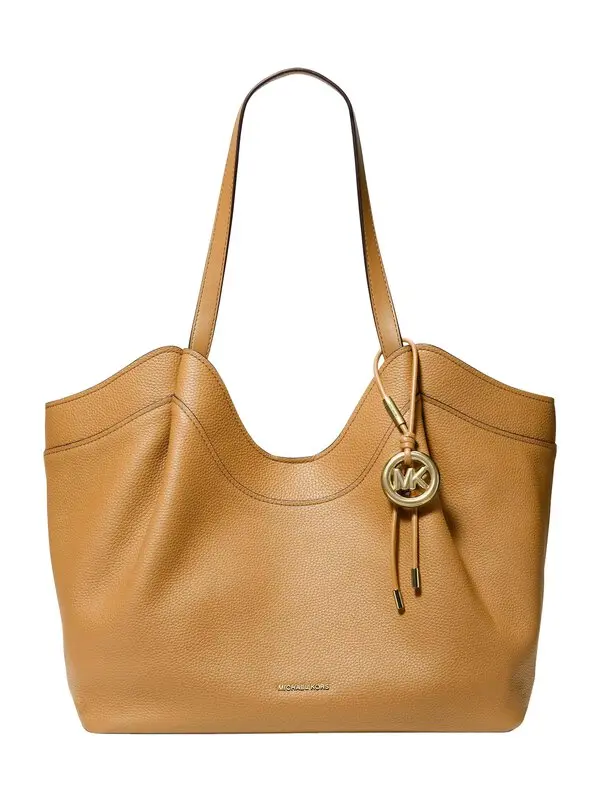 Michael Kors Nolita Large Pebbled Leather Tote - Natural
