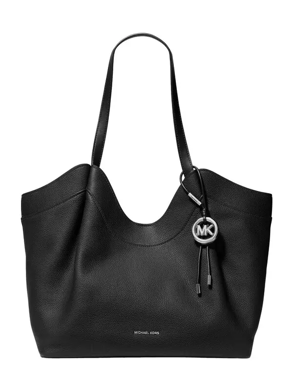 Michael Kors Nolita Large Pebbled Leather Tote Bag - Black