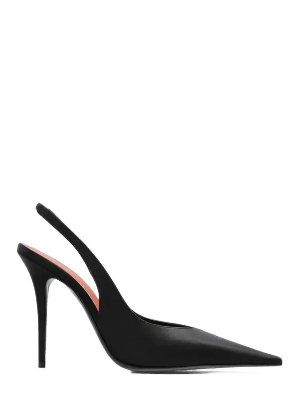 Amina Muaddi Anok Slingback Pumps - Black