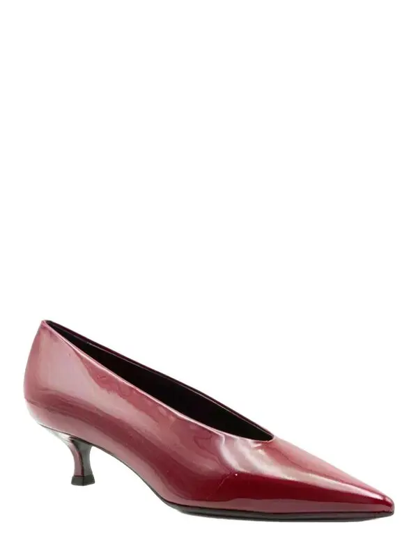 CHANTAL Patent Leather Pumps - Red