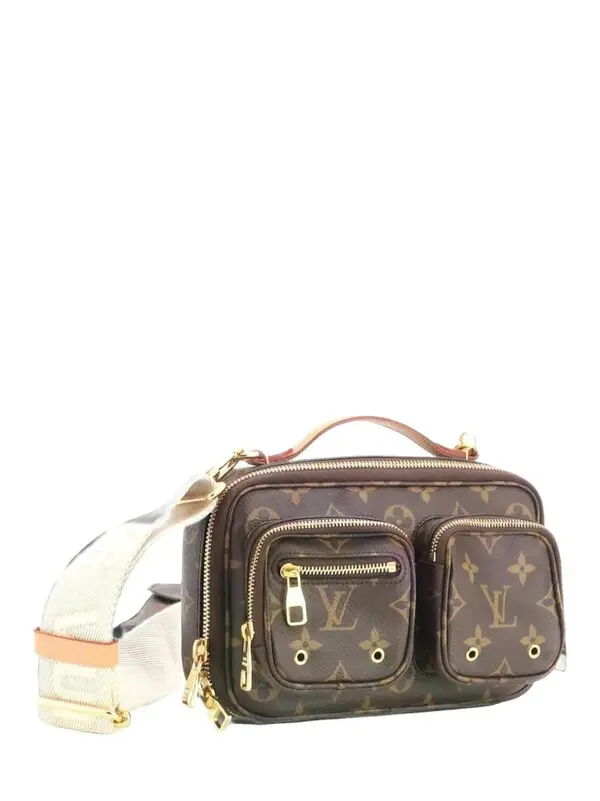 LOUIS VUITTON Monogram Canvas Utility Crossbody Bag - Brown
