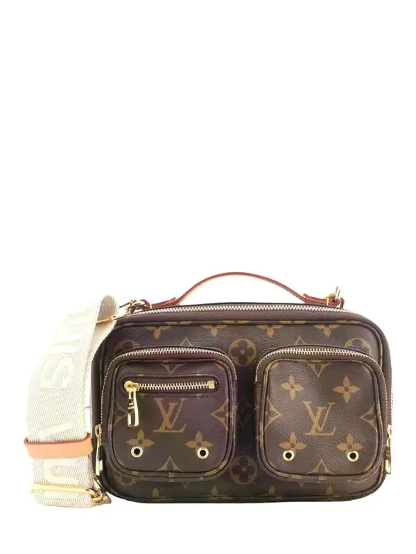 LOUIS VUITTON Monogram Canvas Utility Crossbody Bag - Brown