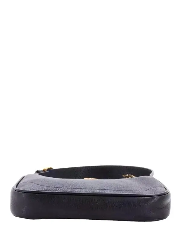 Gucci Aphrodite Leather Mini Shoulder Bag - Black