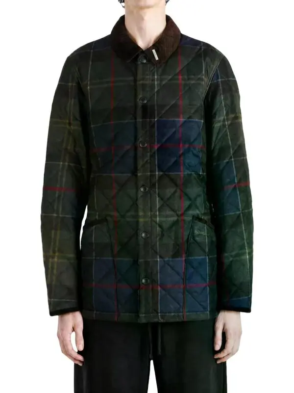 Barbour Tartan Heritage Liddesdale Quilted Jacket - Green