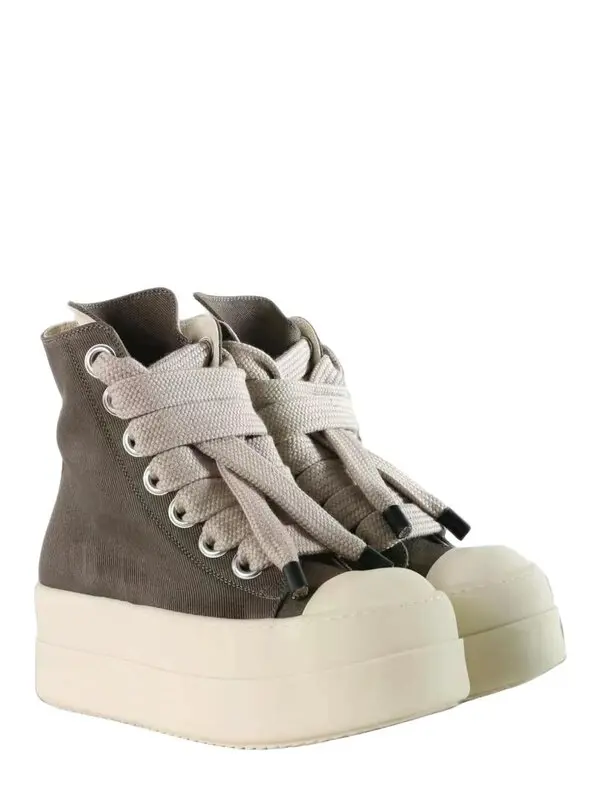 Rick Owens Mega Bumper Jumbo Lace-up Sneakers - Grey
