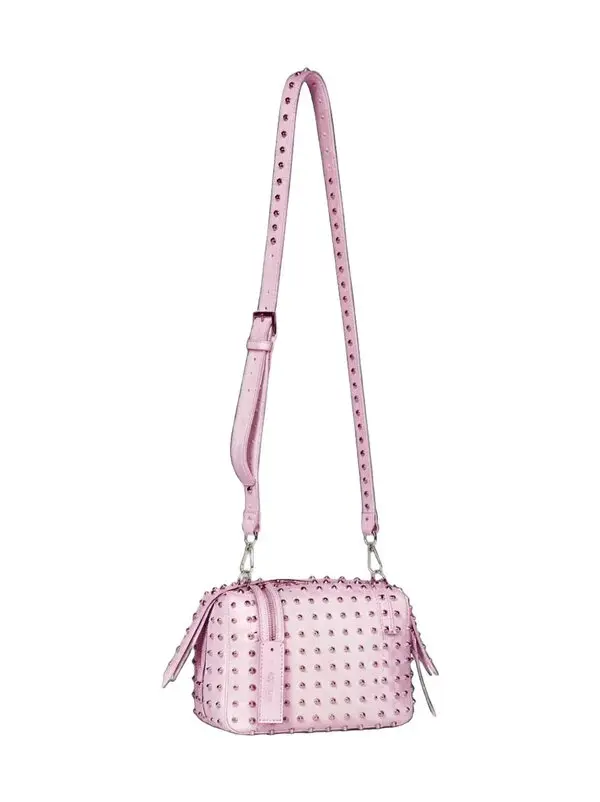 John Richmond Stud-embellished Crossbody Bag - Pink